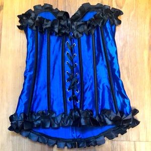 Intimates & Sleepwear | Royal Blue Bustier Corset | Poshmark